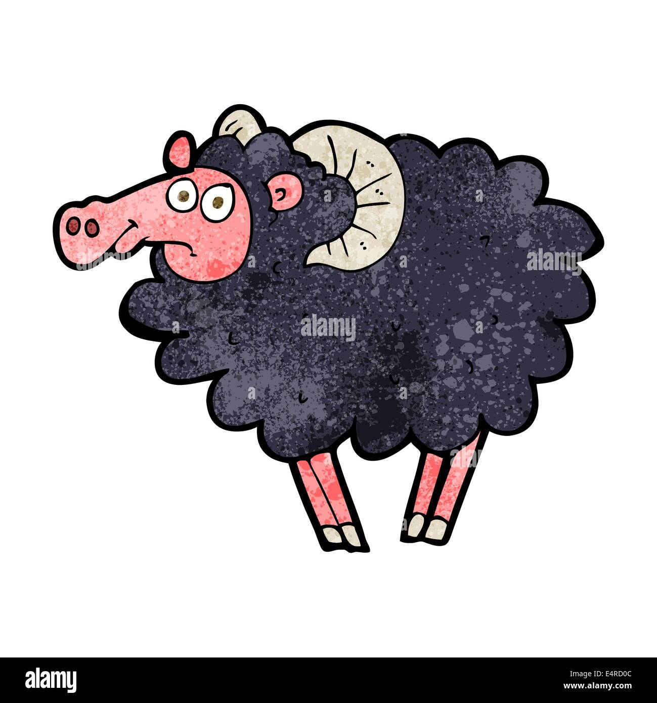cartoon black sheep Stock Vector Image & Art - Alamy