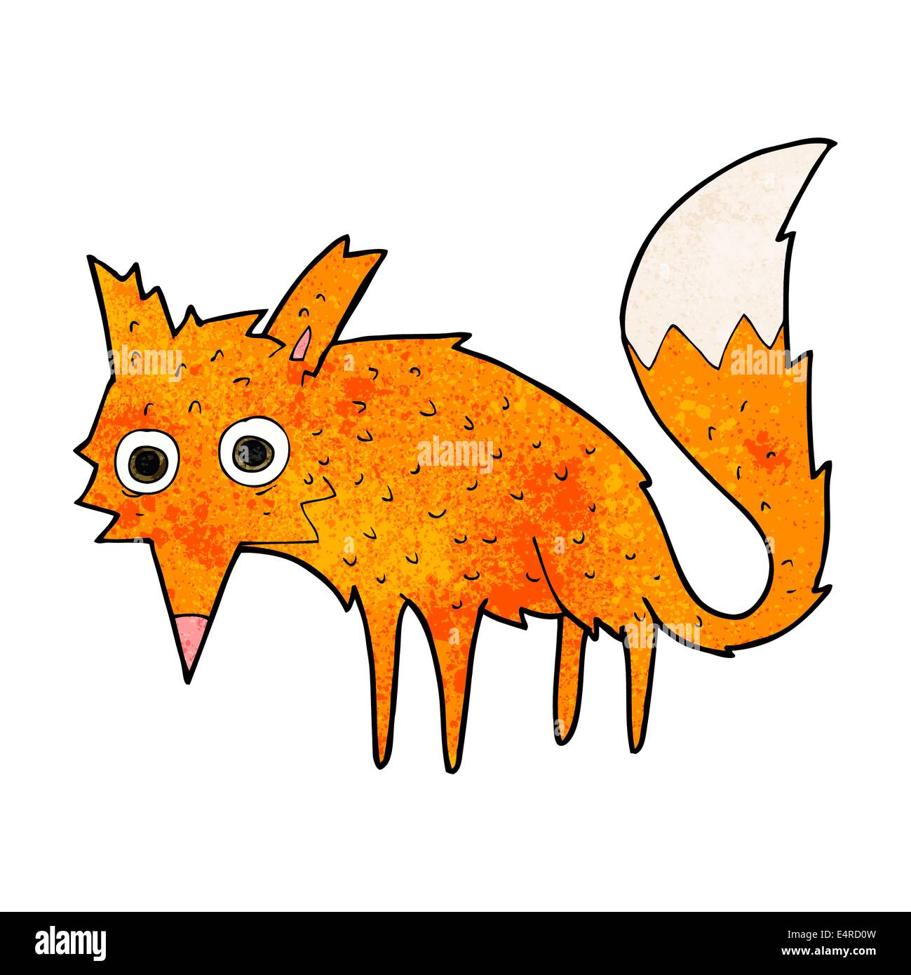funny cartoon fox Stock Vector Image & Art - Alamy