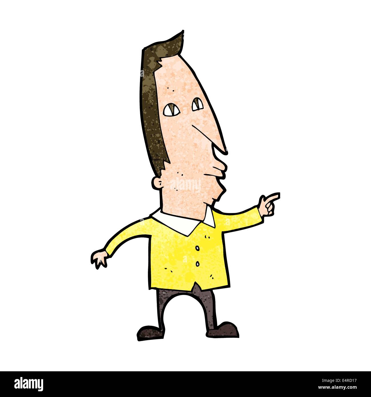 Man accusing cartoon hi-res stock photography and images - Alamy