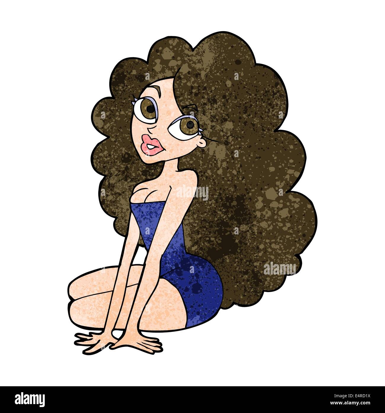 cartoon pretty woman Stock Vector Image & Art - Alamy