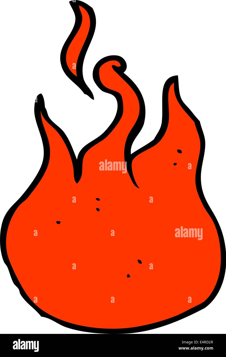 cartoon flame symbol Stock Vector Image & Art - Alamy