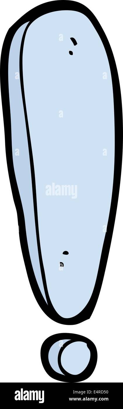 cartoon exclamation mark Stock Vector Image & Art - Alamy