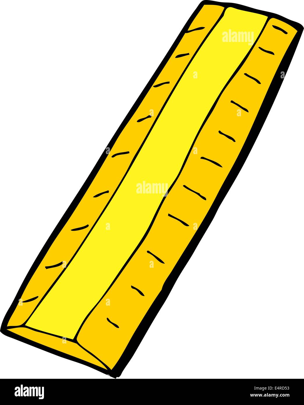 cartoon wooden ruler Stock Vector Image & Art - Alamy