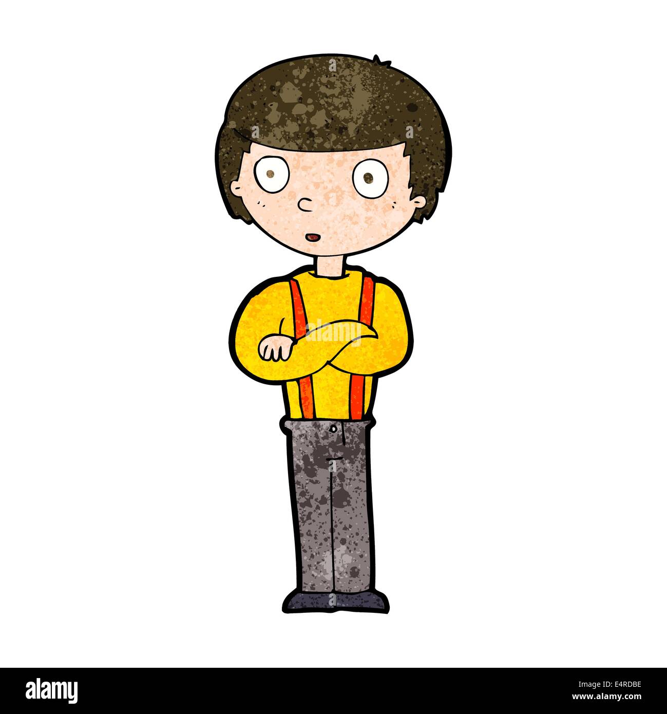 cartoon staring boy Stock Vector Image & Art - Alamy