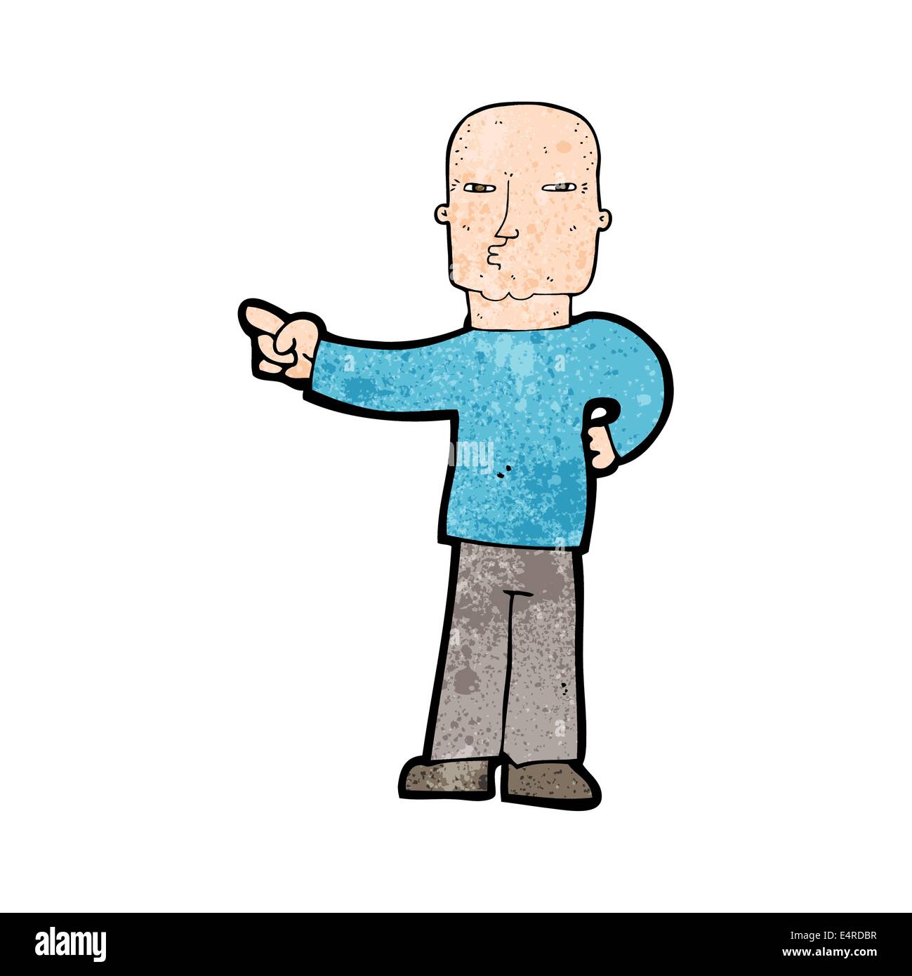 cartoon pointing man Stock Vector Image & Art - Alamy