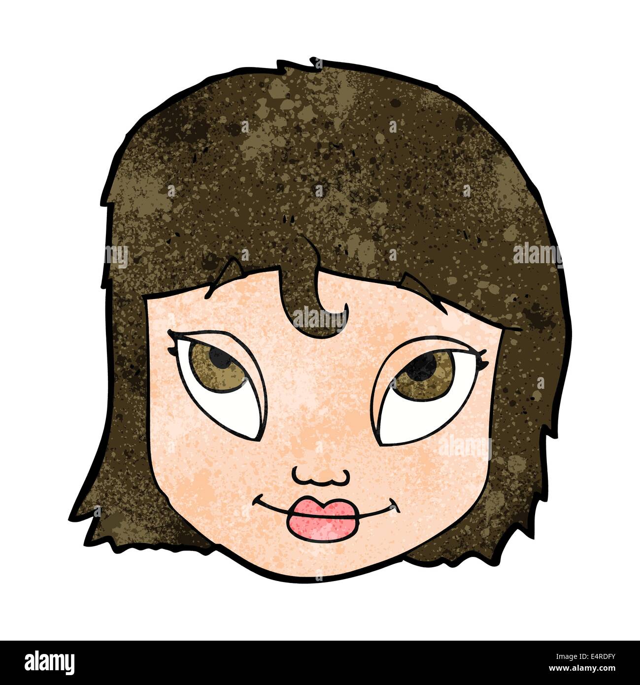 cartoon woman smiling Stock Vector Image & Art - Alamy