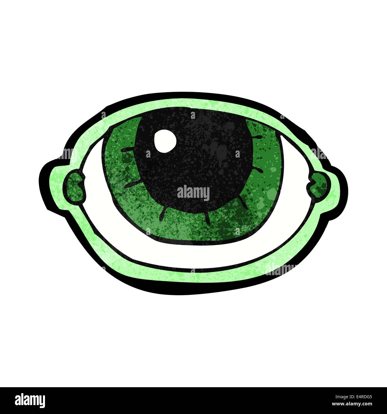 Cartoon staring eye Cut Out Stock Images & Pictures - Alamy