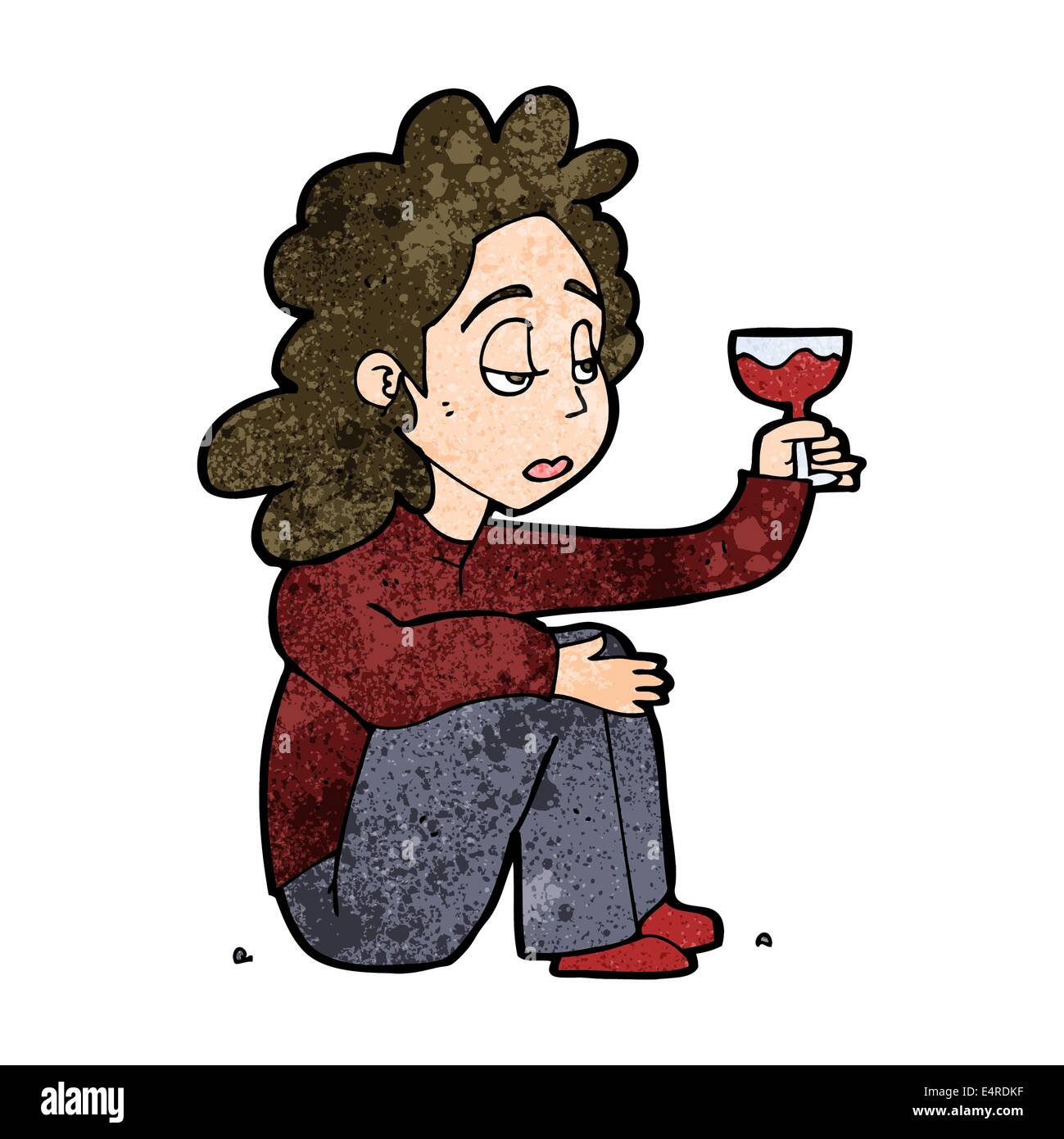 Sad wine Cut Out Stock Images & Pictures - Alamy