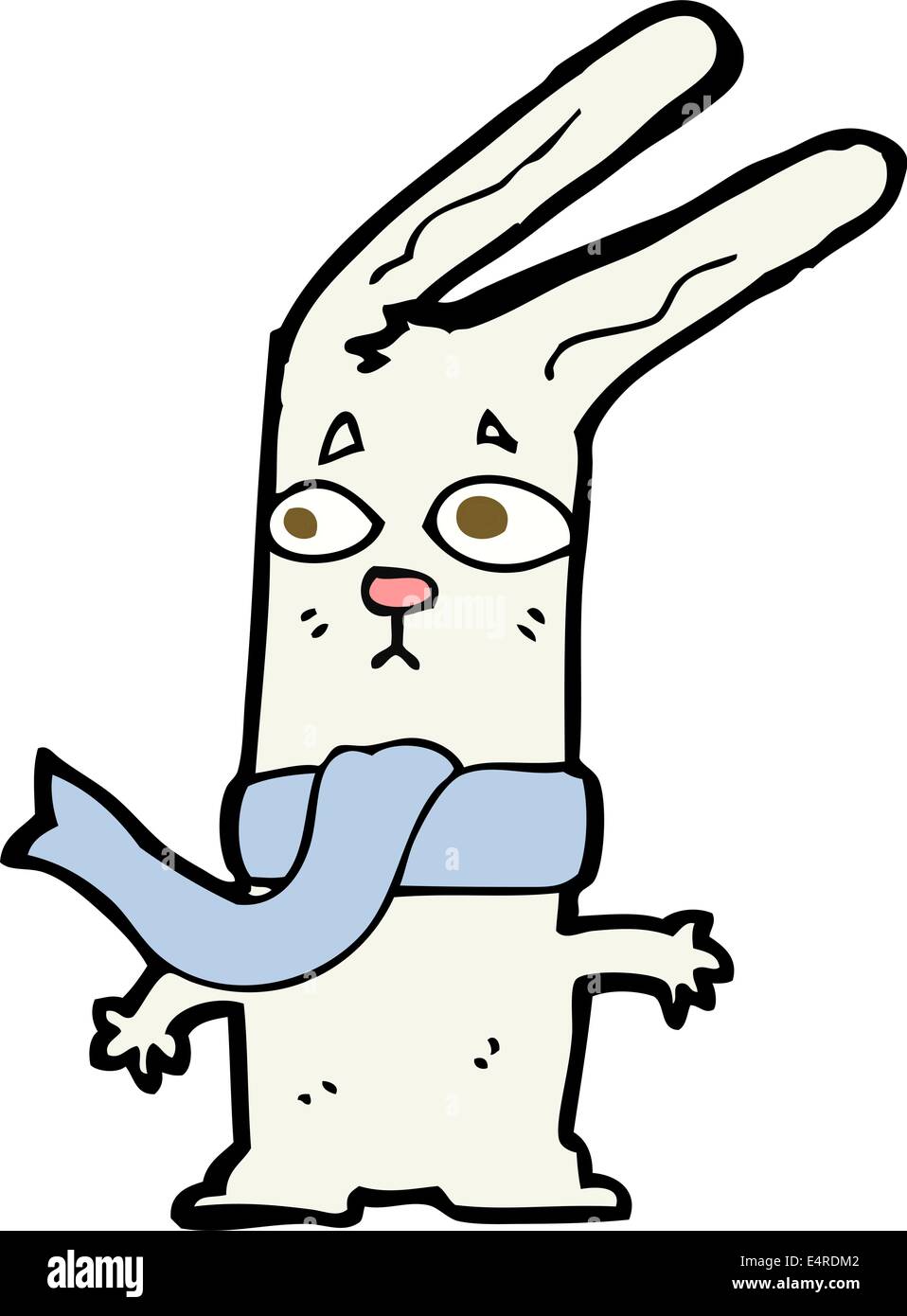 Unhappy rabbit Stock Vector Images - Alamy