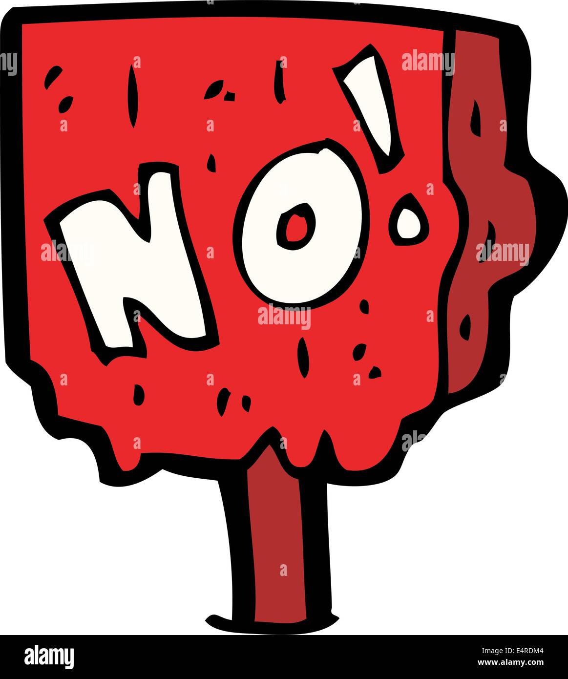 cartoon no sign Stock Vector Image & Art - Alamy