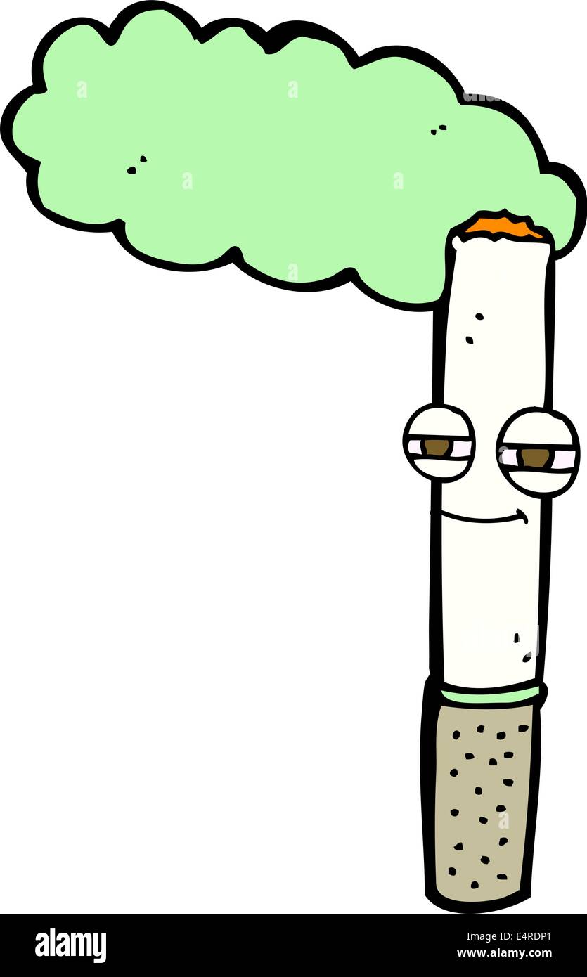 cartoon happy cigarette Stock Vector Image & Art - Alamy
