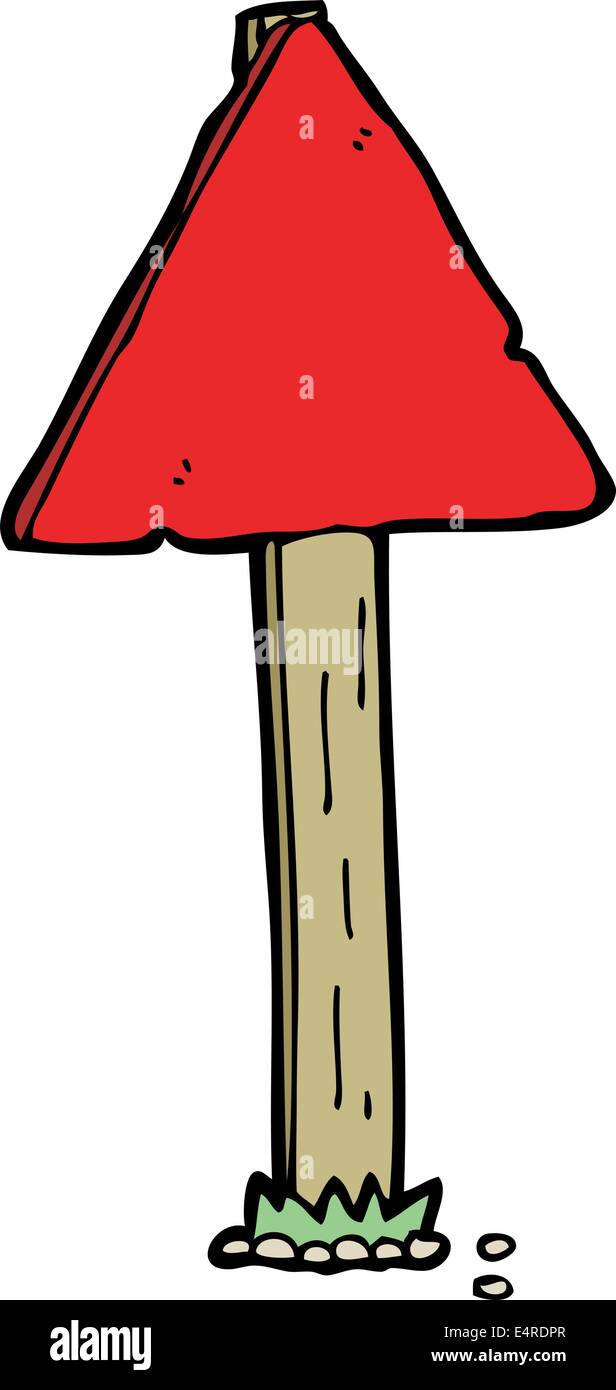 cartoon sign post Stock Vector Image & Art - Alamy