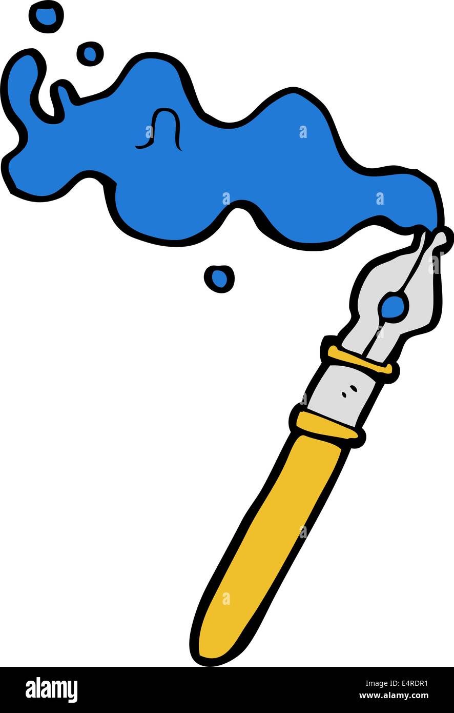 cartoon fountain pen Stock Vector Image & Art - Alamy