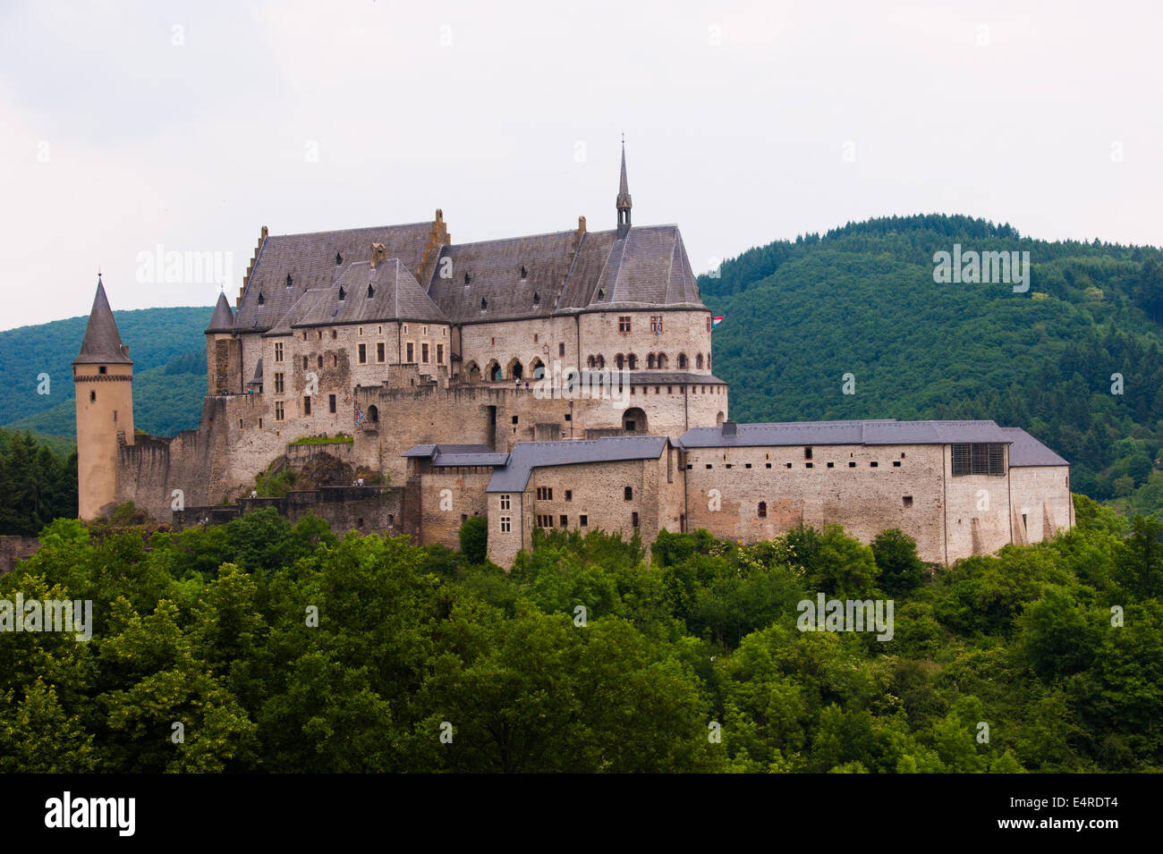 Vianden castle landscape hi-res stock photography and images - Alamy