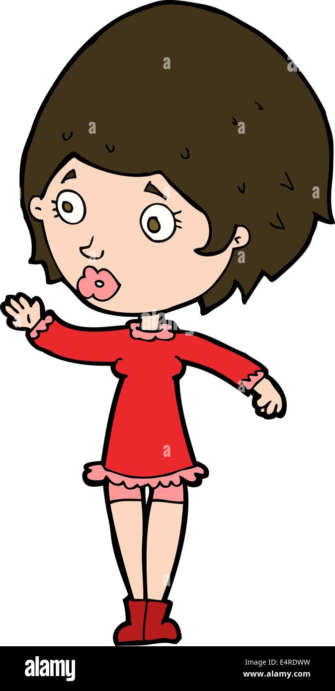 cartoon pretty woman Stock Vector Image & Art - Alamy