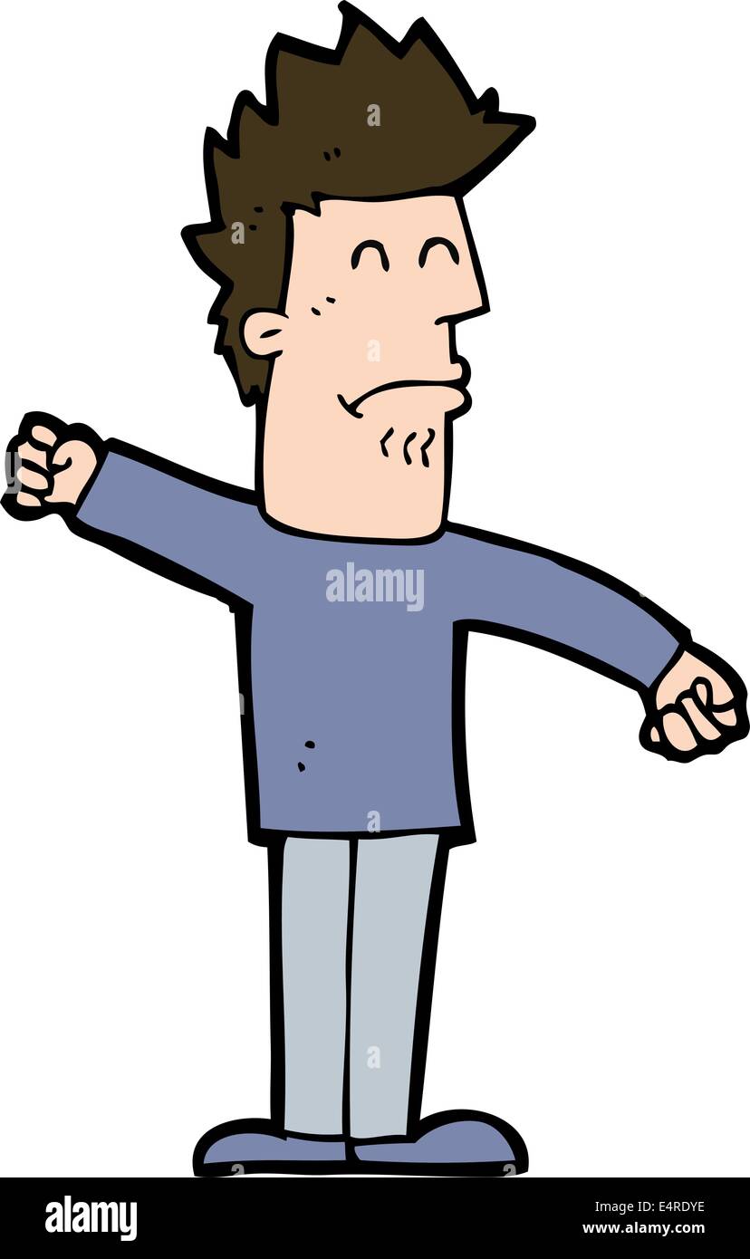 cartoon stressed man Stock Vector Image & Art - Alamy