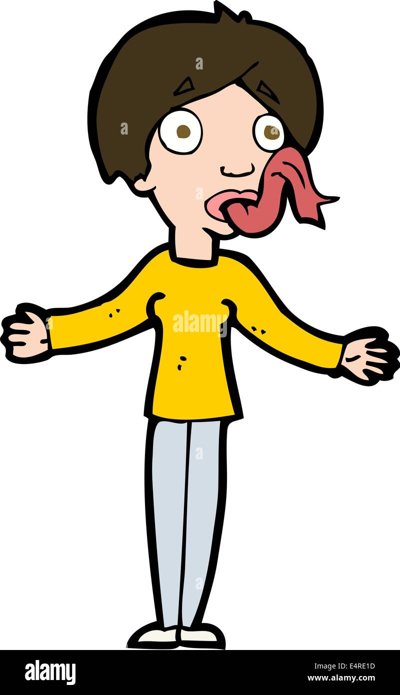 cartoon woman telling lies Stock Vector Image & Art - Alamy