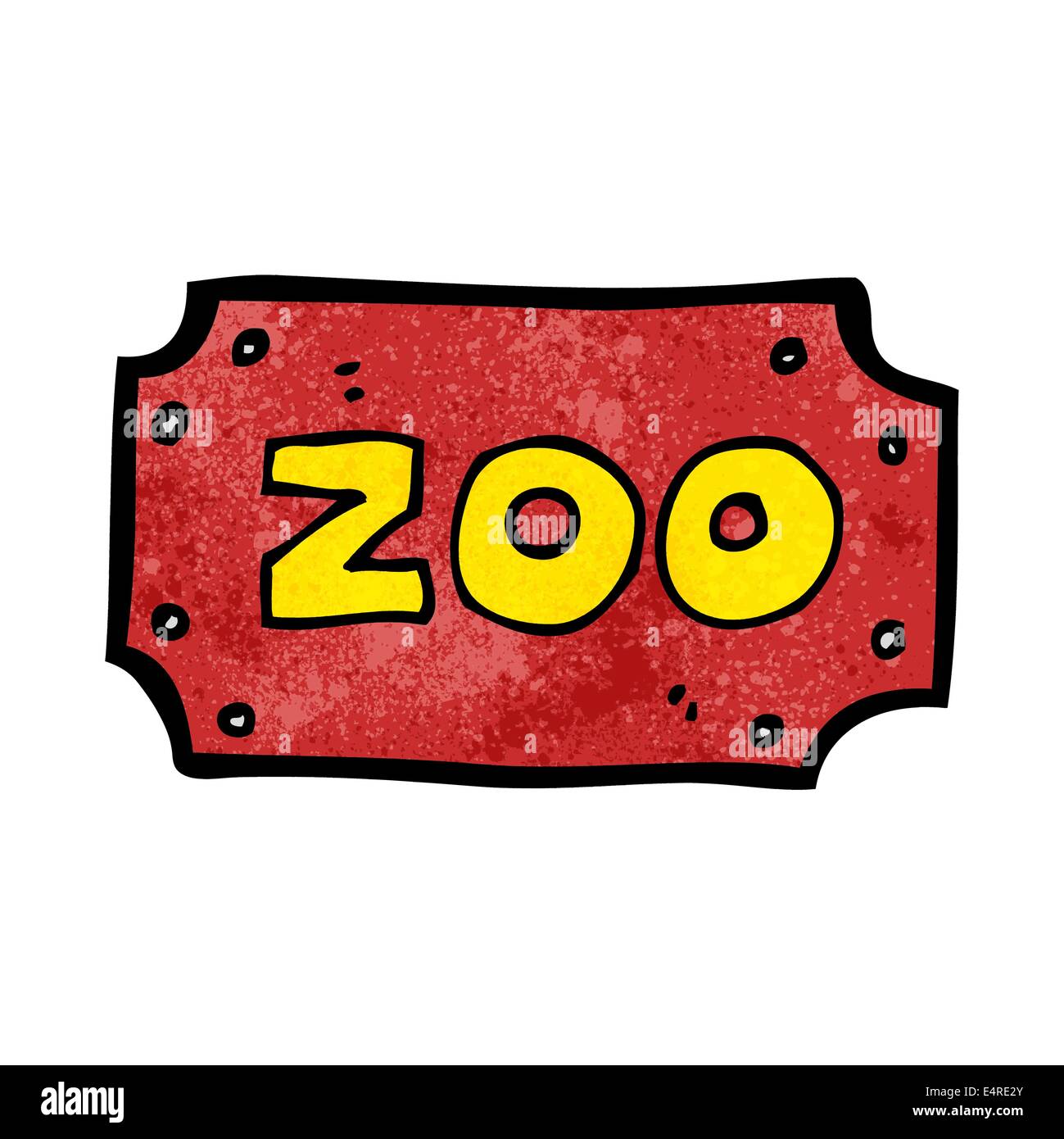cartoon zoo sign Stock Vector Image & Art - Alamy
