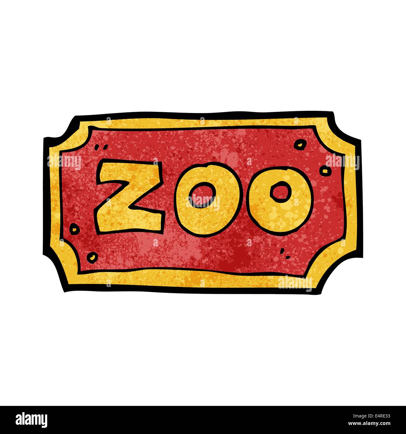 cartoon zoo sign Stock Vector Image & Art - Alamy