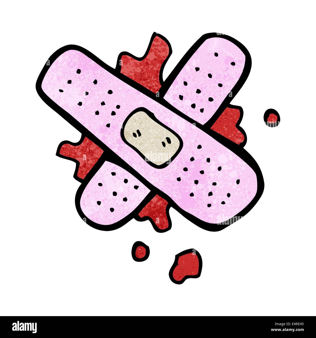 cartoon bloody medical plaster Stock Vector Image & Art - Alamy