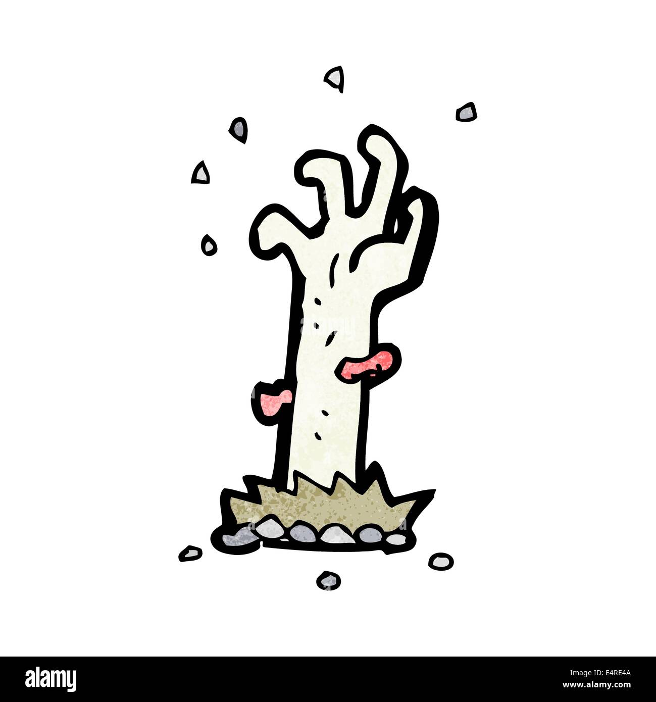 cartoon zombie rising from grave Stock Vector Image & Art - Alamy