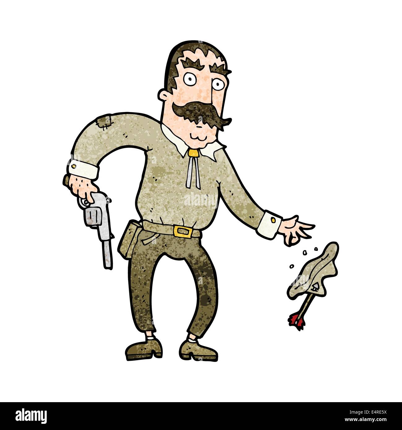 cartoon wild west cowboy Stock Vector Image & Art - Alamy