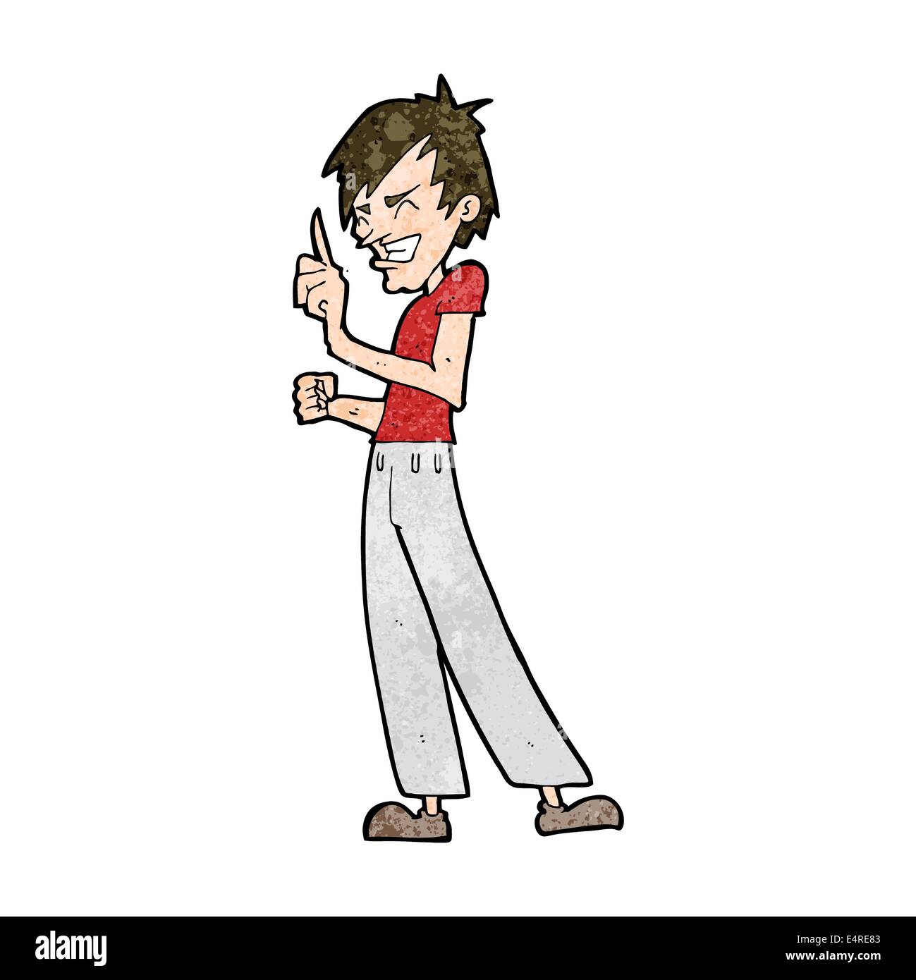 cartoon angry man arguing Stock Vector Image & Art - Alamy