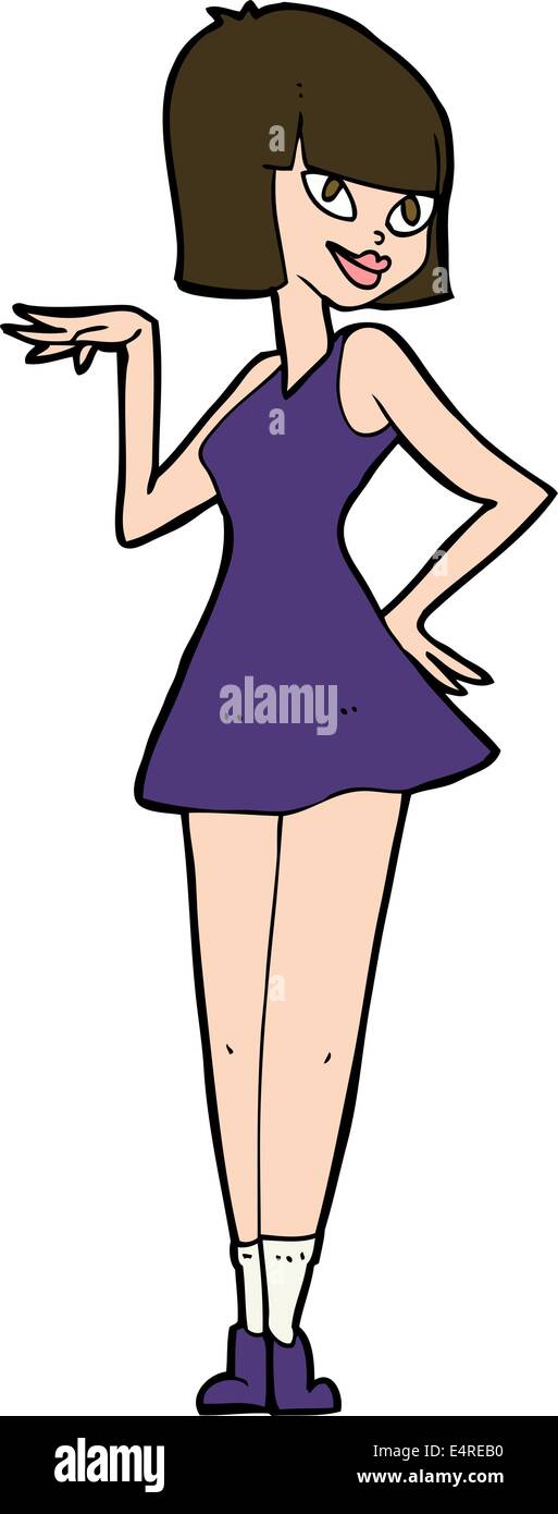 cartoon pretty woman Stock Vector Image & Art - Alamy