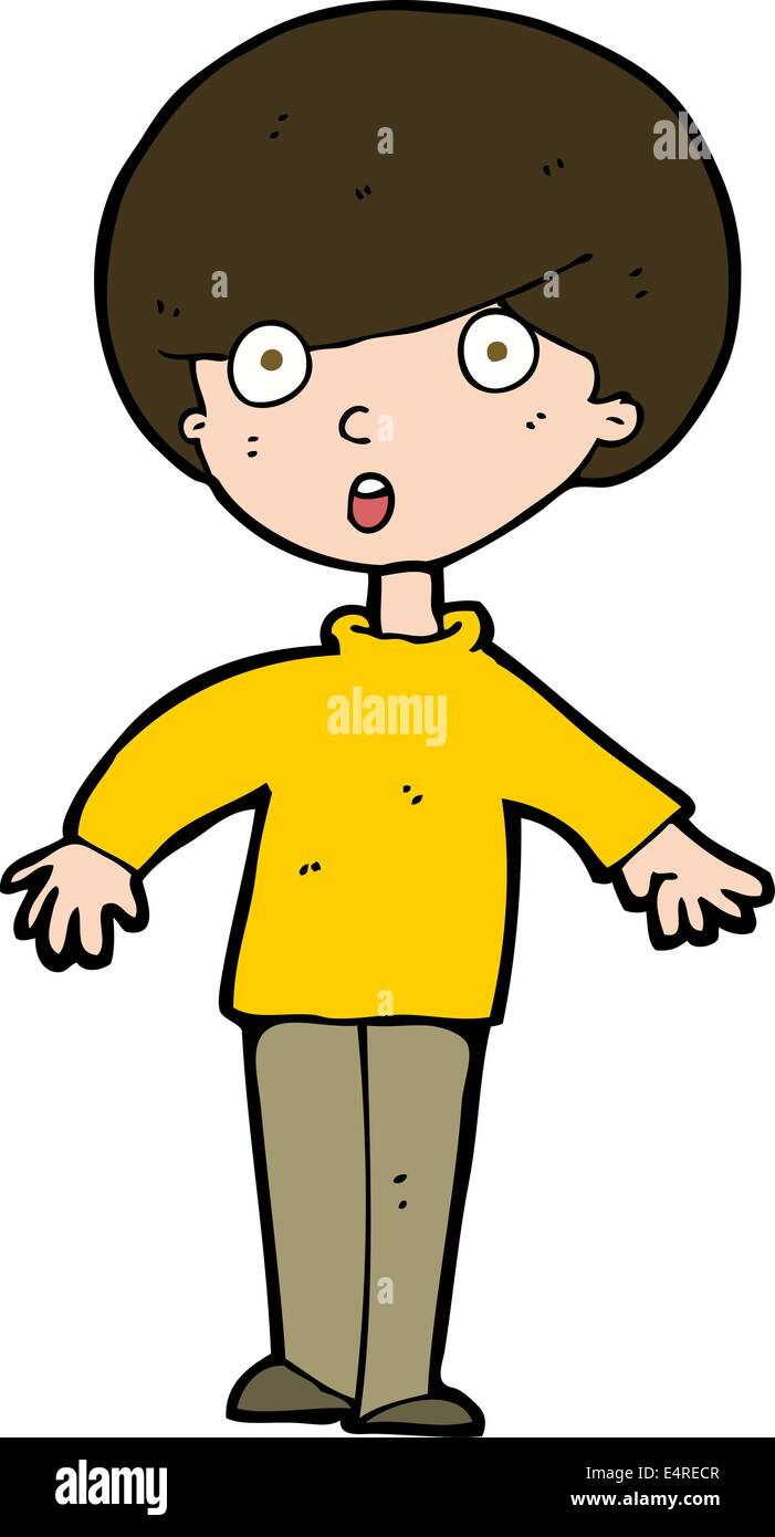 cartoon surprised man Stock Vector Image & Art - Alamy
