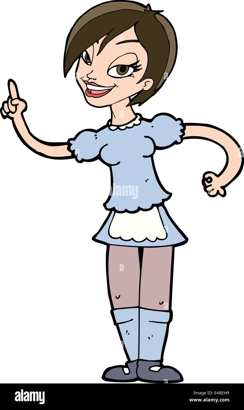 cartoon waitress taking order Stock Vector Image & Art - Alamy