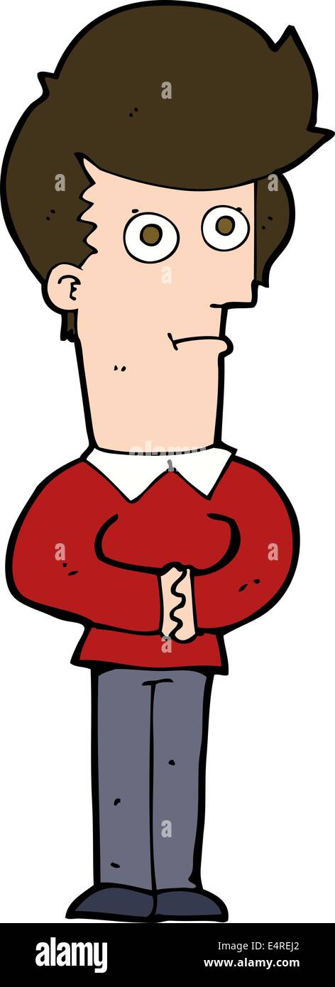 cartoon man staring Stock Vector Image & Art - Alamy