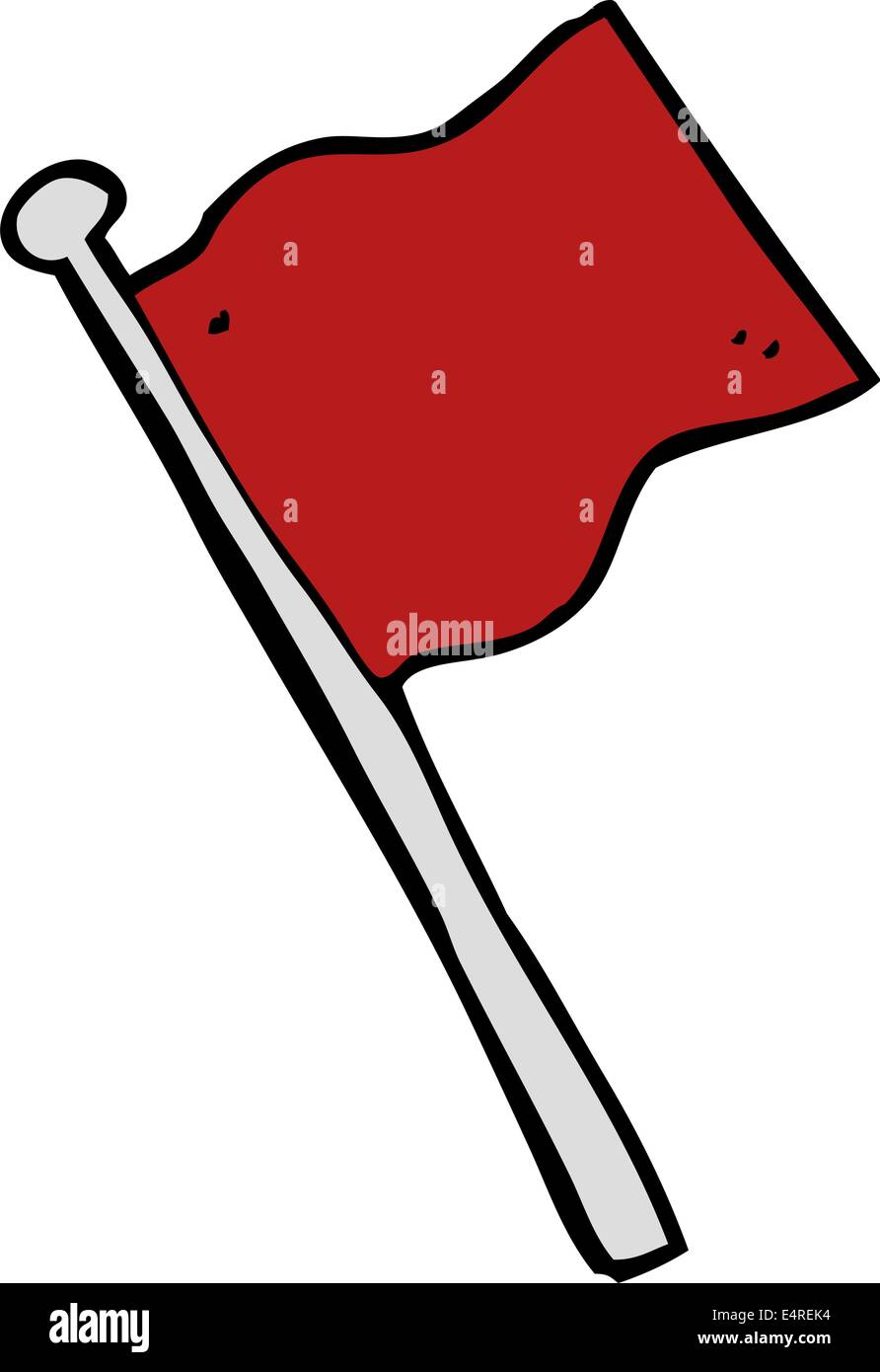 Hand drawn blank cartoon flag hi-res stock photography and images - Alamy