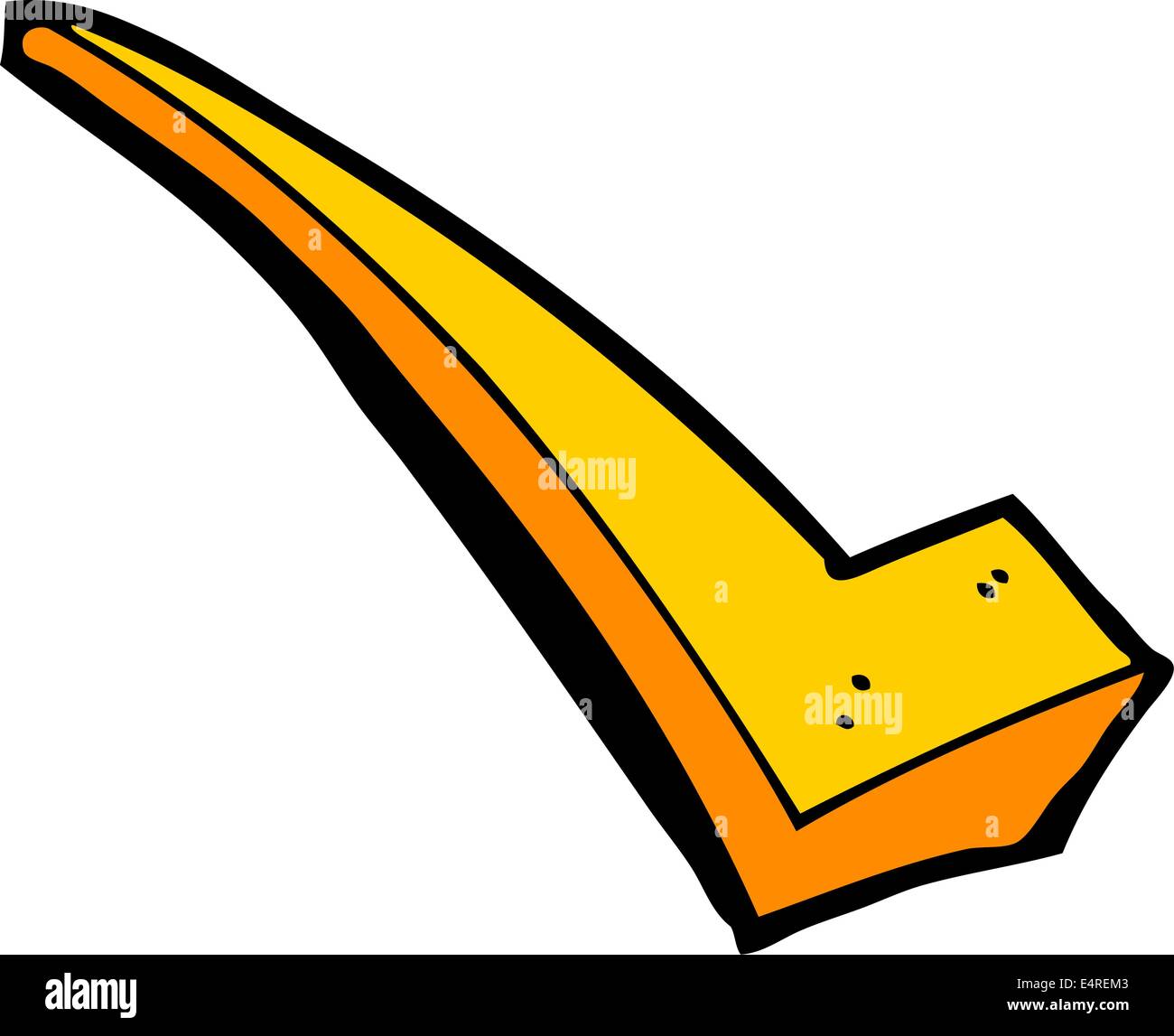 cartoon positive tick symbol Stock Vector Image & Art - Alamy