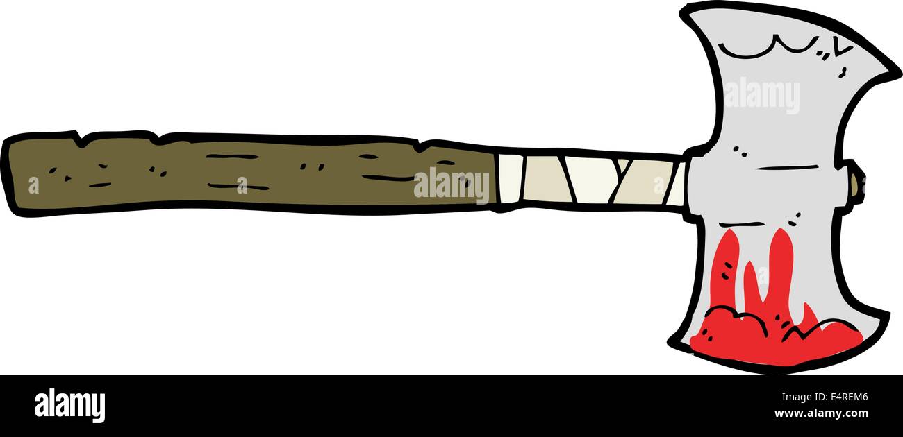 cartoon double sided axe Stock Vector Image & Art - Alamy