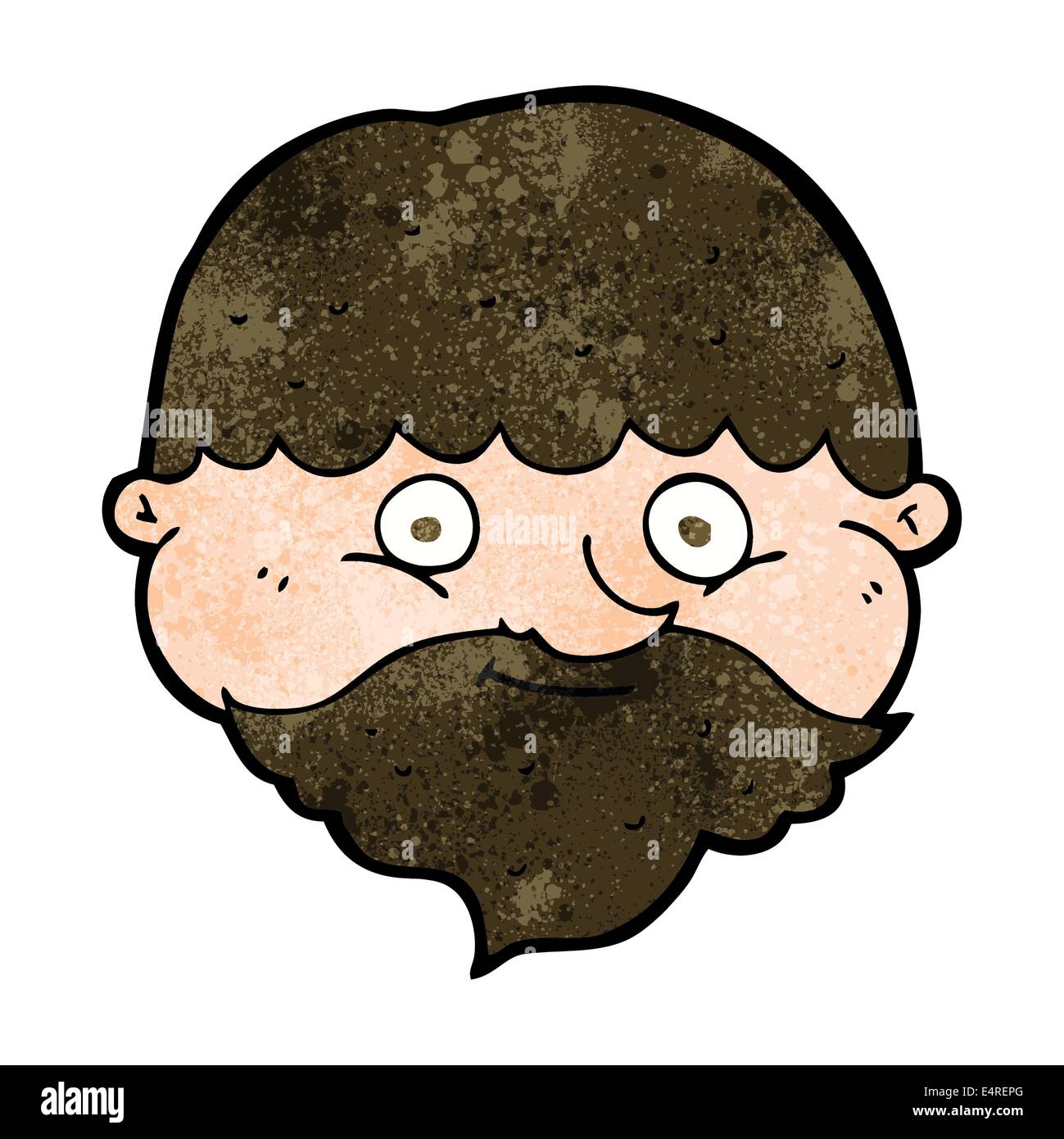 cartoon bearded man Stock Vector Image & Art - Alamy