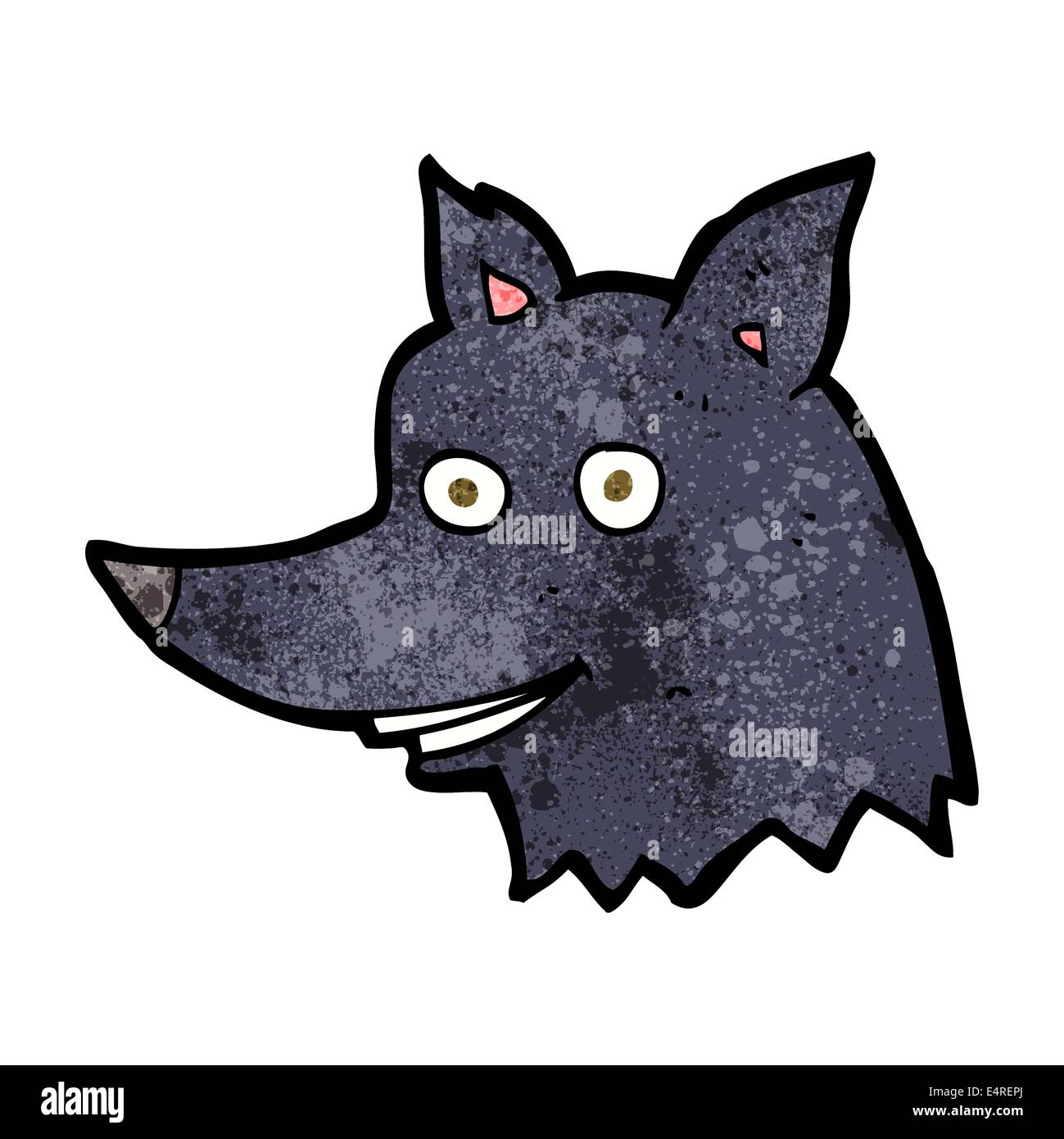 cartoon wolf head Stock Vector Image & Art - Alamy