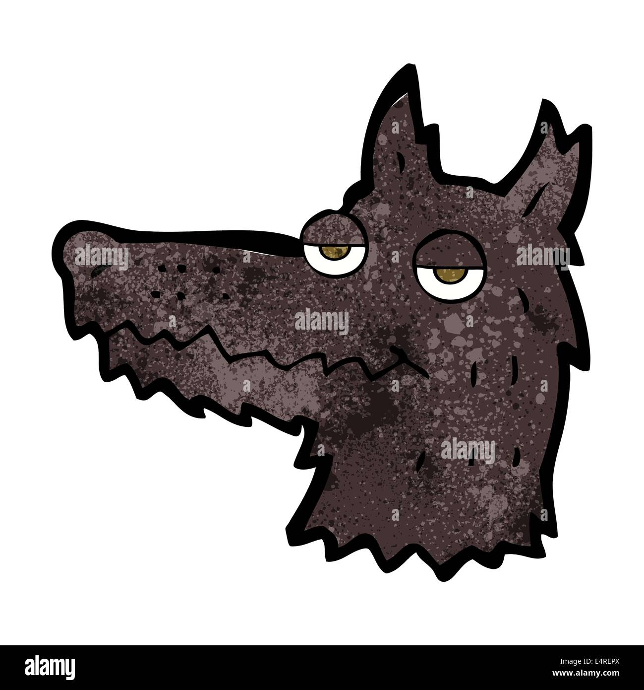 cartoon wolf head Stock Vector Image & Art - Alamy