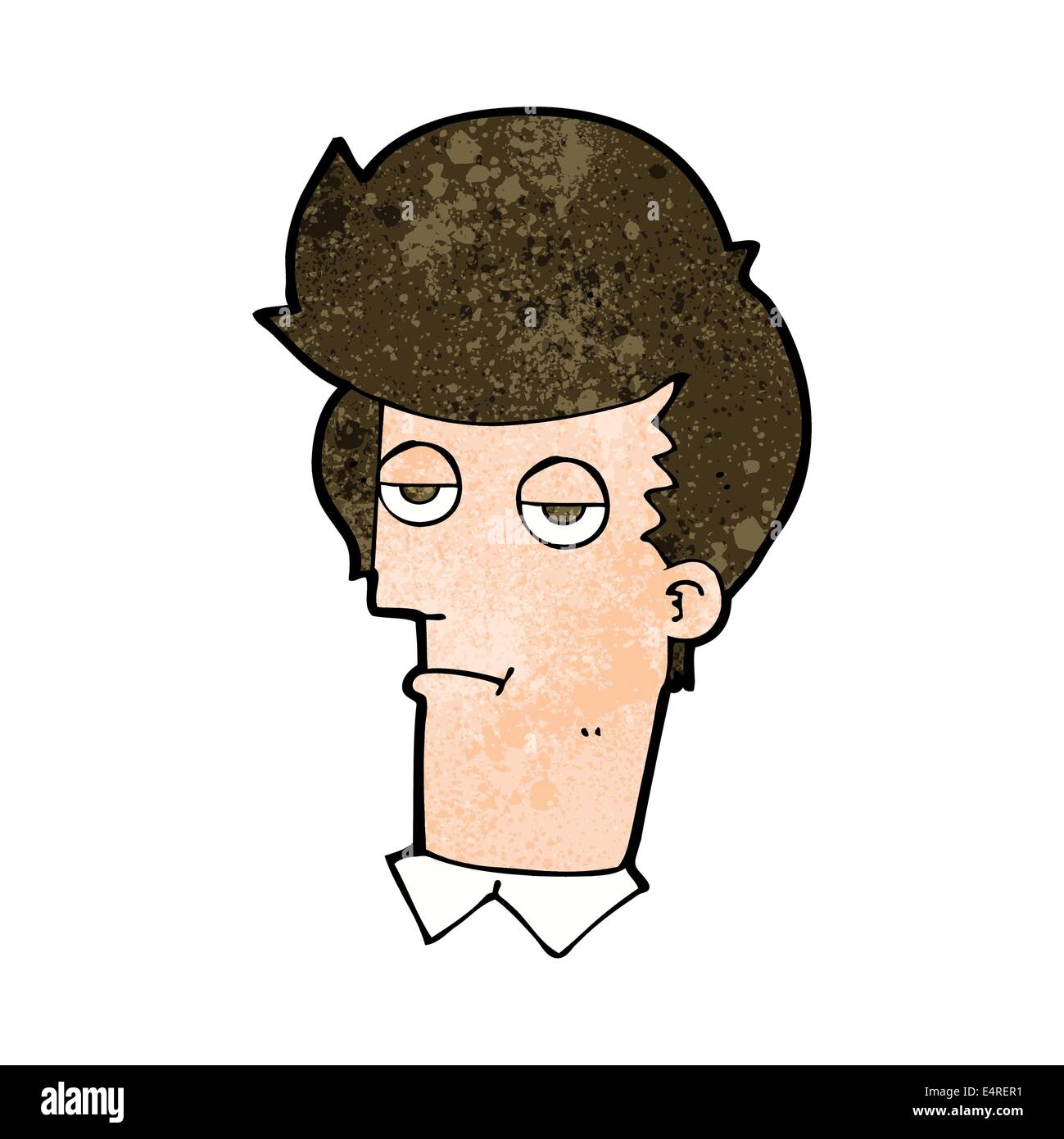 cartoon bored man Stock Vector Image & Art - Alamy