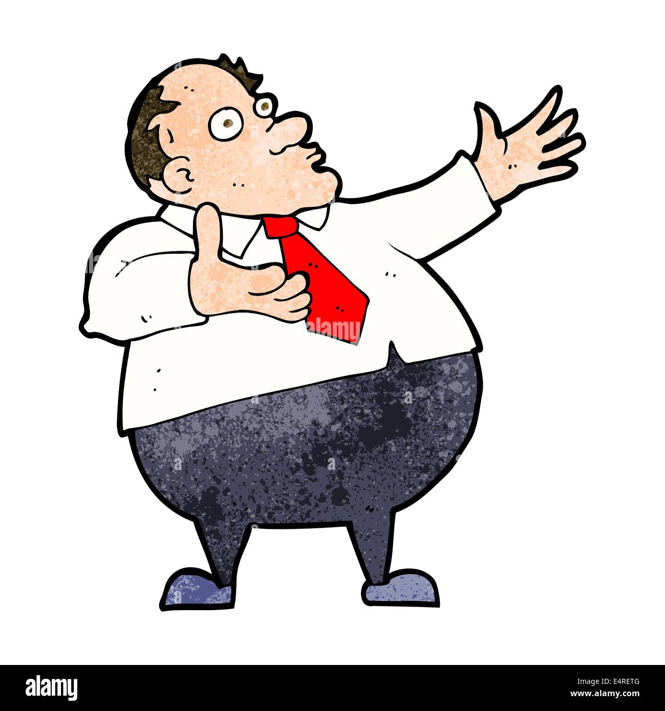 cartoon exasperated middle aged man Stock Vector Image & Art - Alamy