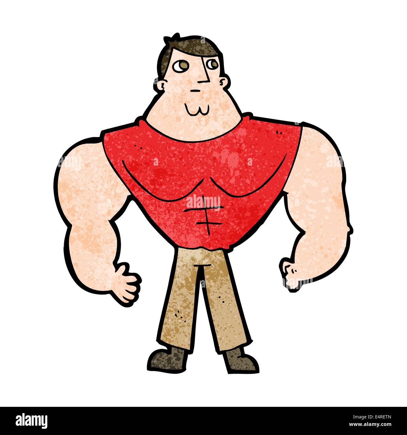 cartoon body builder Stock Vector Image & Art - Alamy