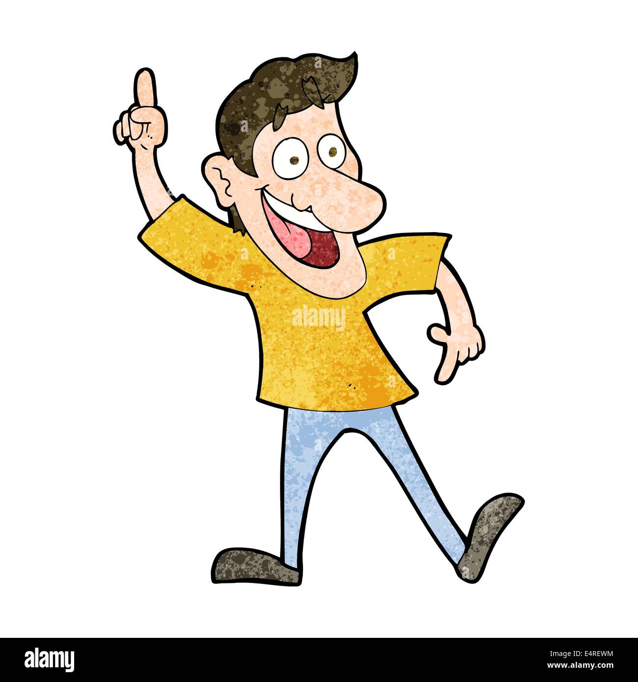 cartoon man with great idea Stock Vector Image & Art - Alamy