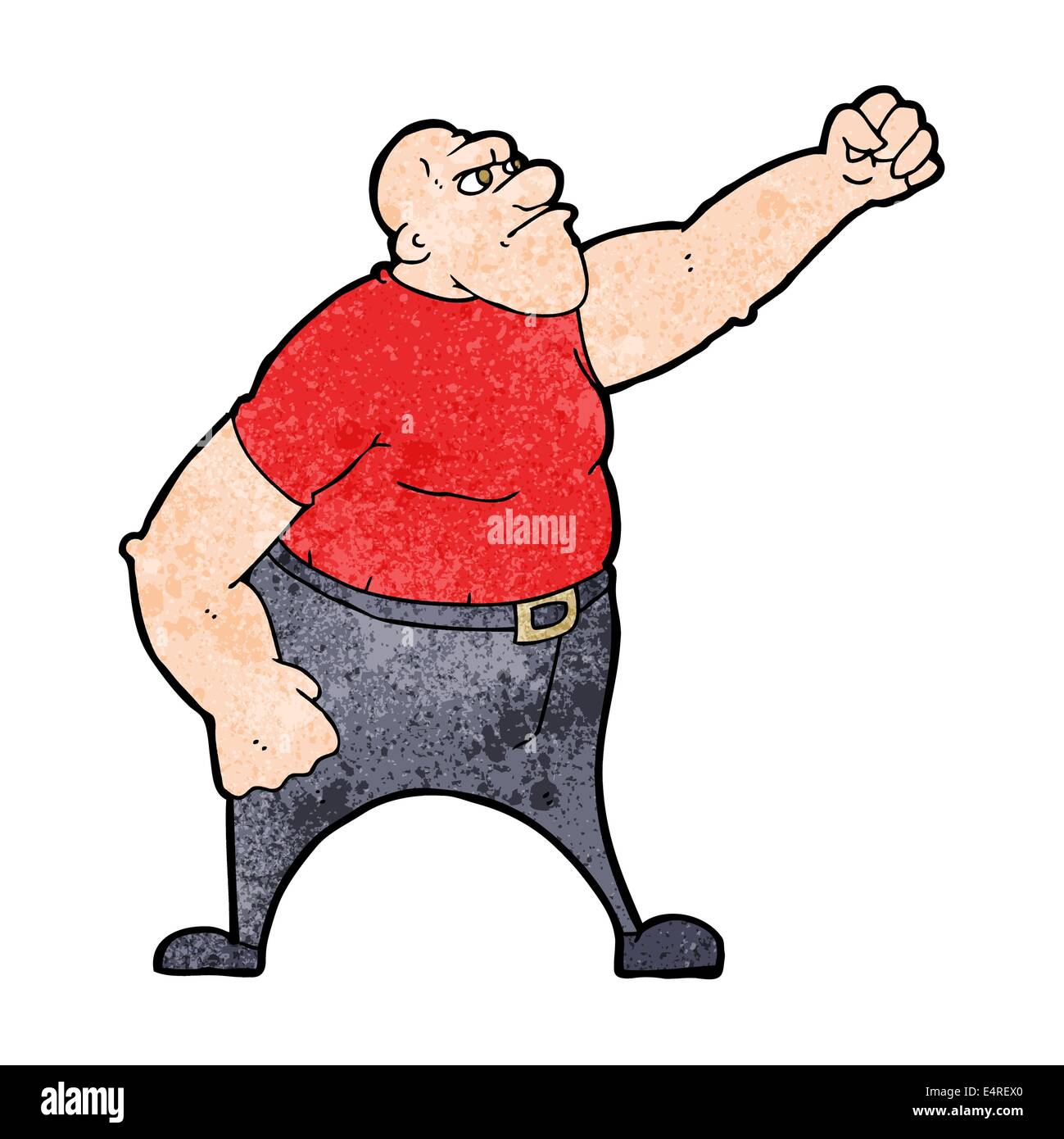 The brute man Stock Vector Images - Alamy