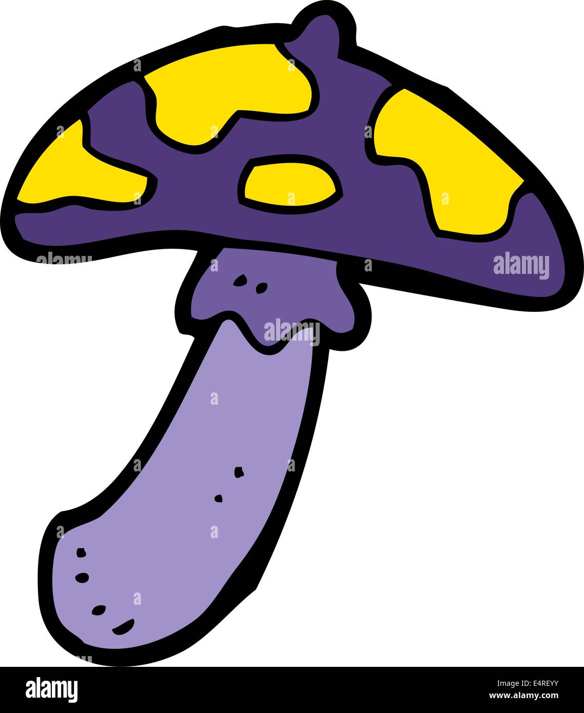 cartoon poisonous toadstool Stock Vector Image & Art - Alamy