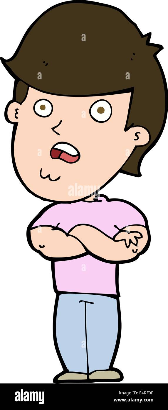 cartoon disappointed man Stock Vector Image & Art - Alamy