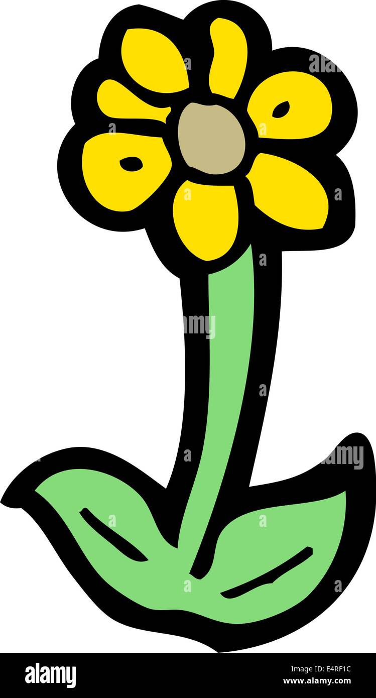 cartoon flower symbol Stock Vector Image & Art - Alamy