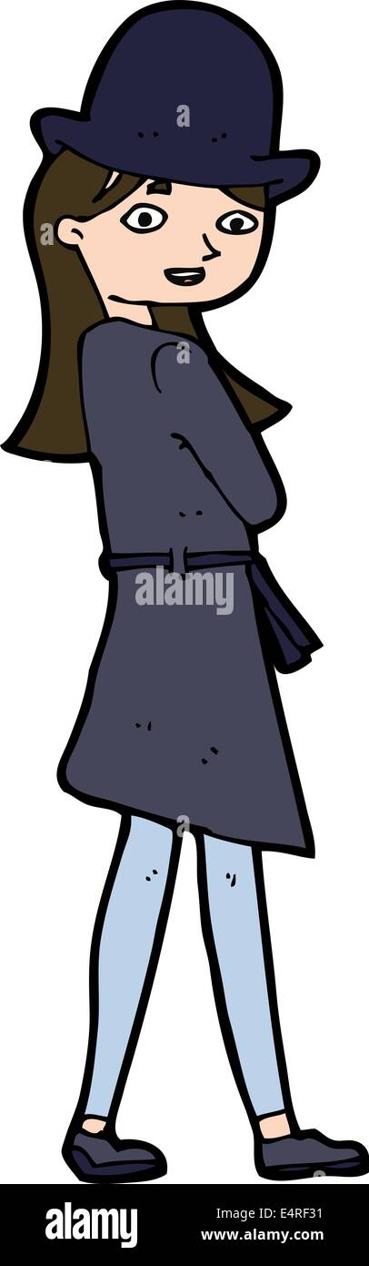 cartoon female spy Stock Vector Image & Art - Alamy