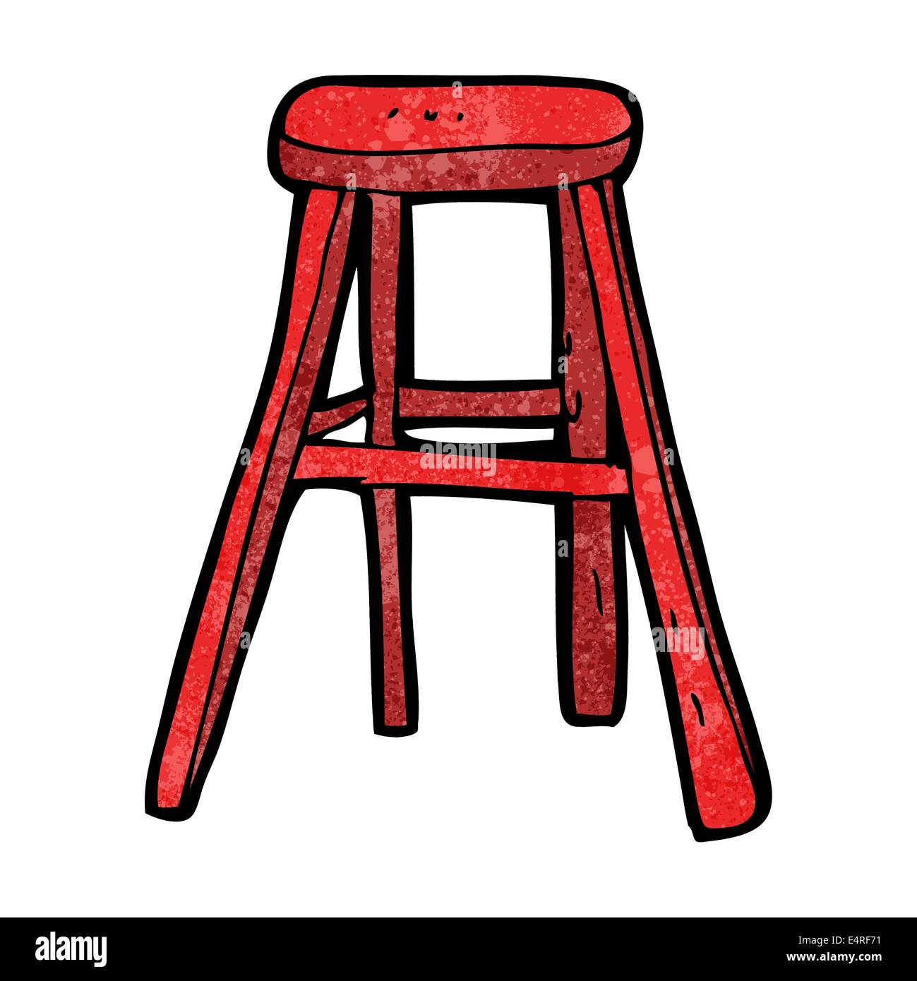 cartoon wooden stool Stock Vector Image & Art - Alamy