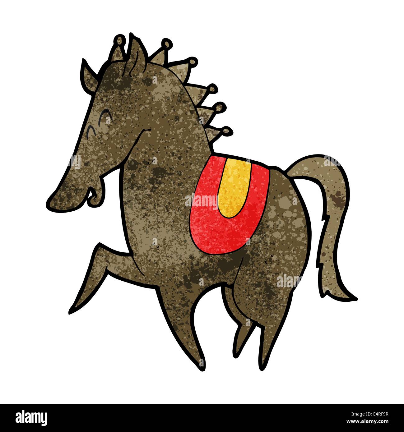 cartoon prancing horse Stock Vector Image & Art - Alamy