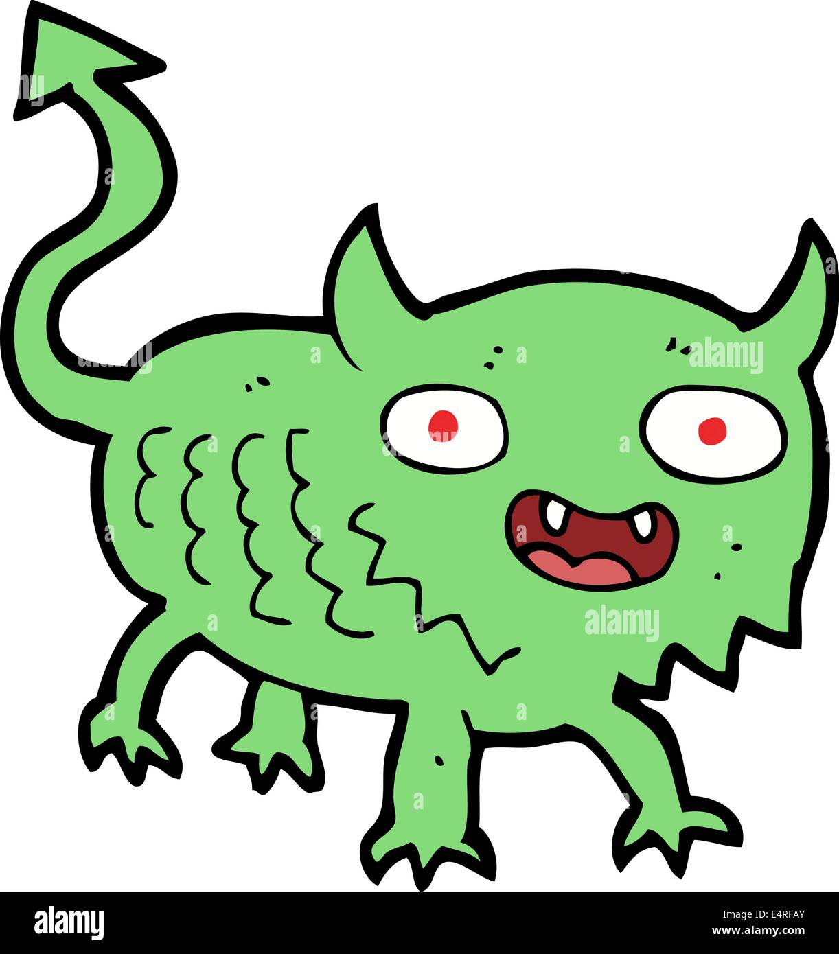 cartoon little demon Stock Vector Image & Art - Alamy