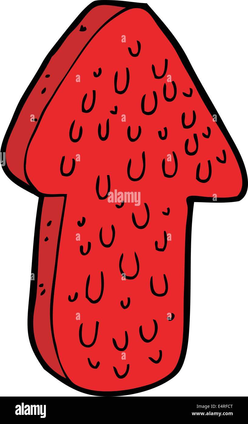 cartoon slimy arrow symbol Stock Vector Image & Art - Alamy